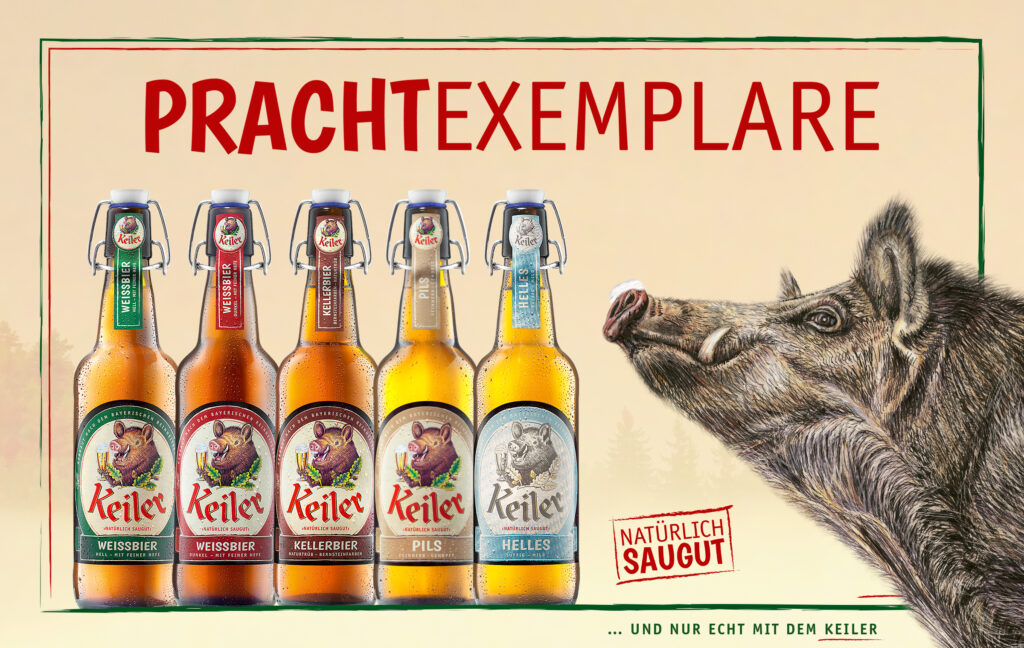 Keiler Bierspezialitäten – Nur echt mit dem Keiler